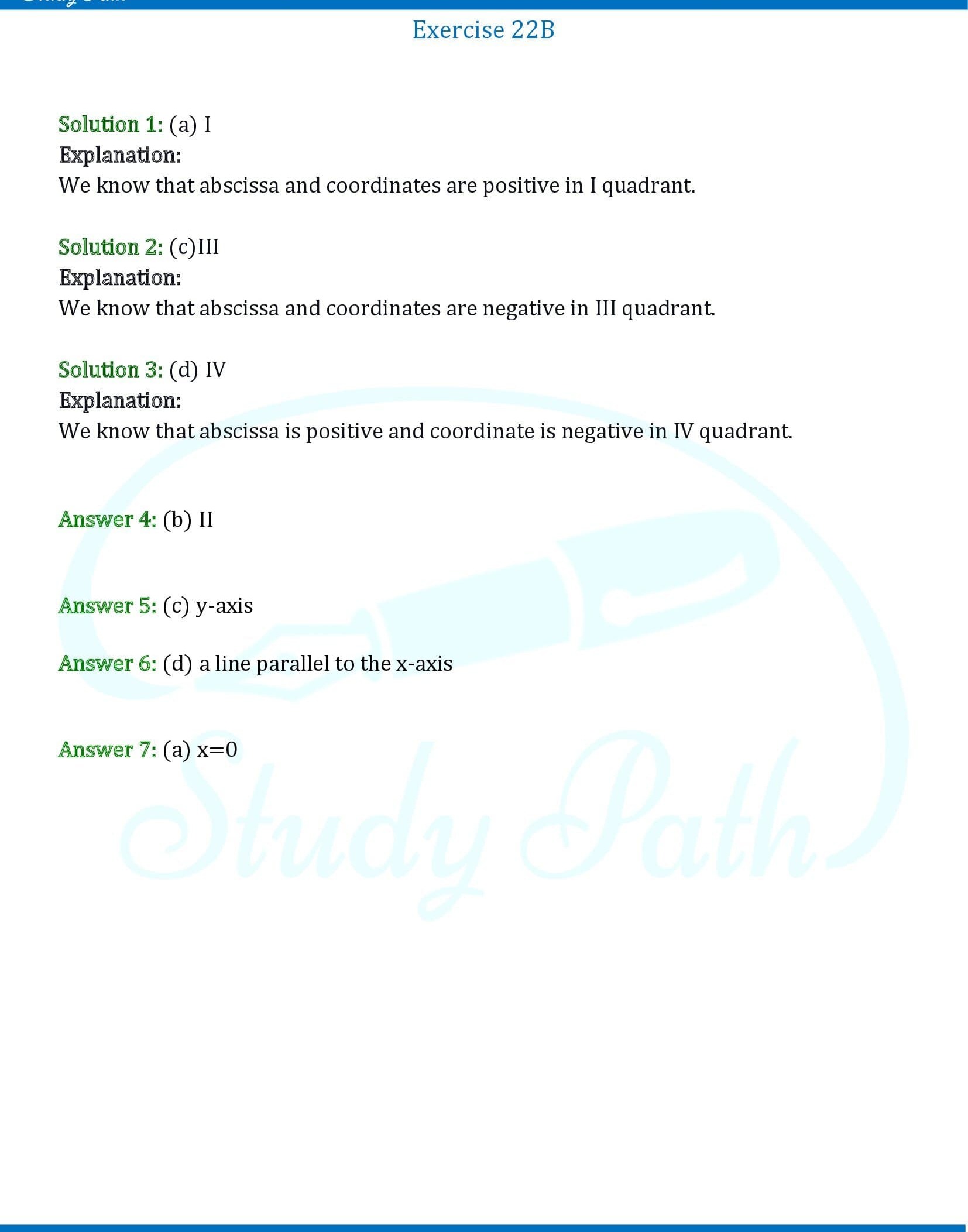 RS Aggarwal Class 8 Chapter 22 Exercise 22B Solutions RS Aggarwal Solutions