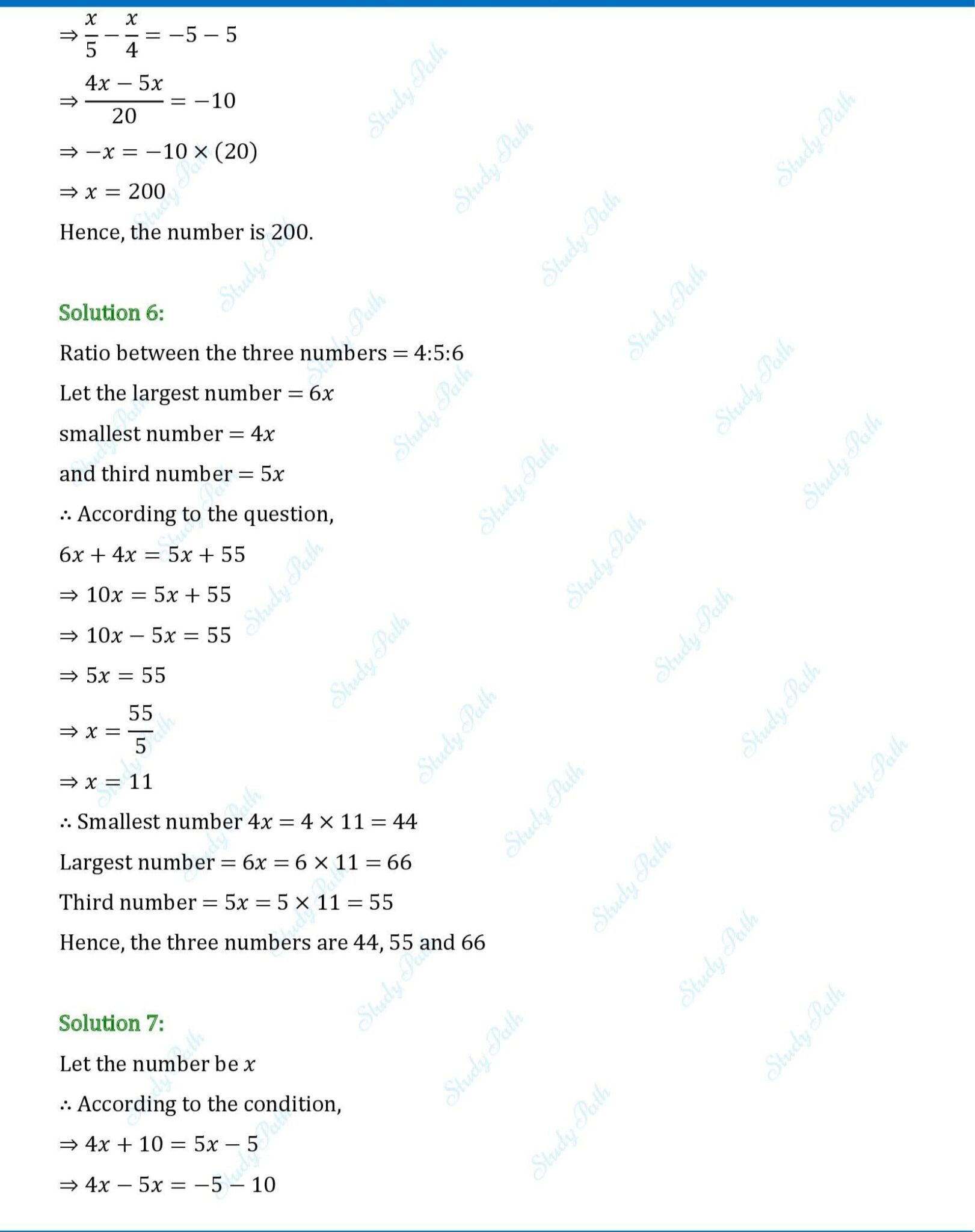 RS Aggarwal Class 8 Exercise 8B Solutions RS Aggarwal Solutions
