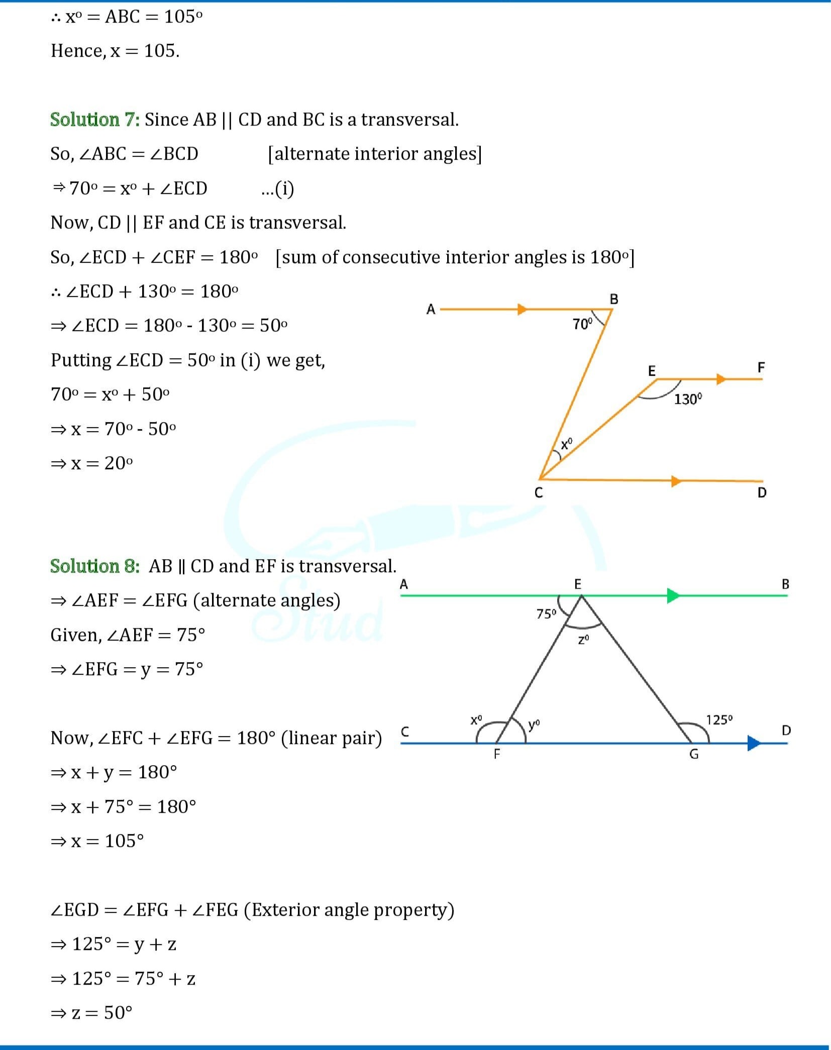 RS Aggarwal Class 9 Exercise 7C Solutions RS Aggarwal Solutions